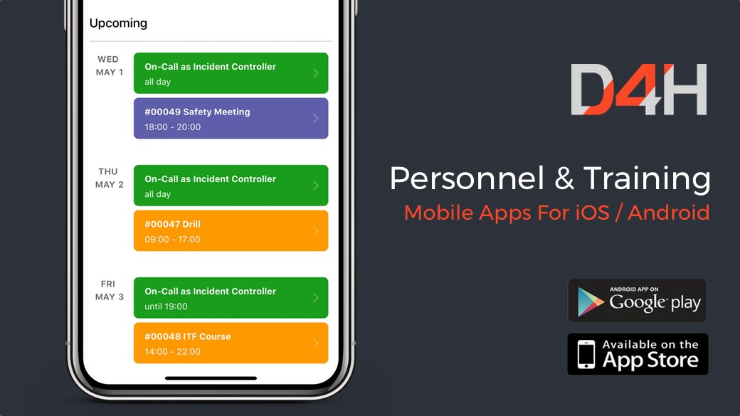 Introducing D4H's Mobile App For Response Team Personnel