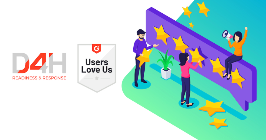 D4H Ranked the #1 Emergency Management Software on G2