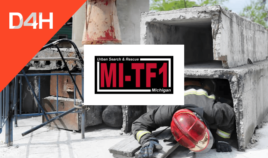 How Michigan USAR Task Force 1 Stays Mission Ready Using D4H